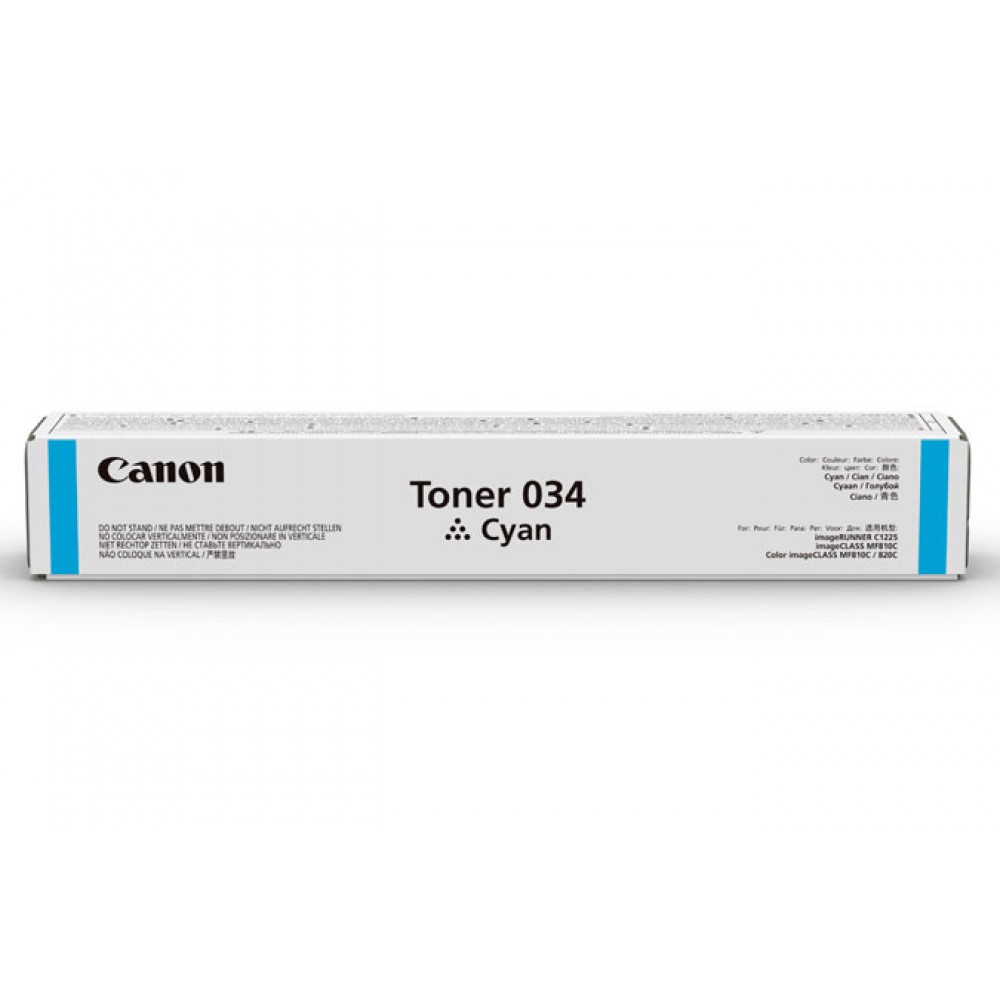 Canon Type 034 Cyan Toner Cartridge - OEM